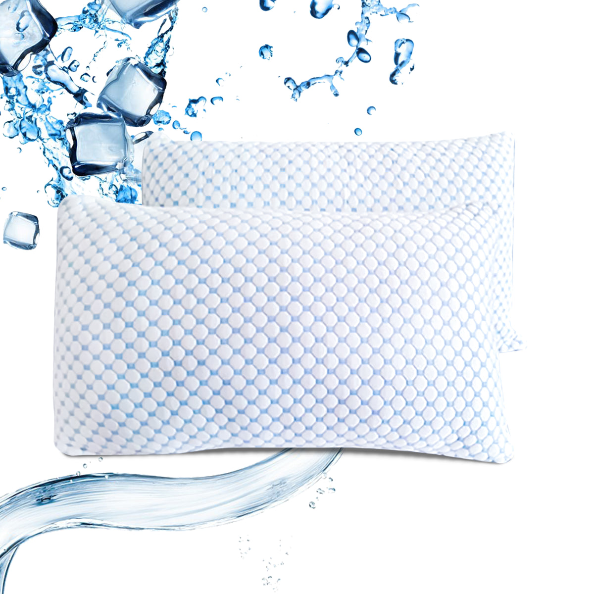 Cold Pillow - Bamboo Memory Foam for Cool Sleep